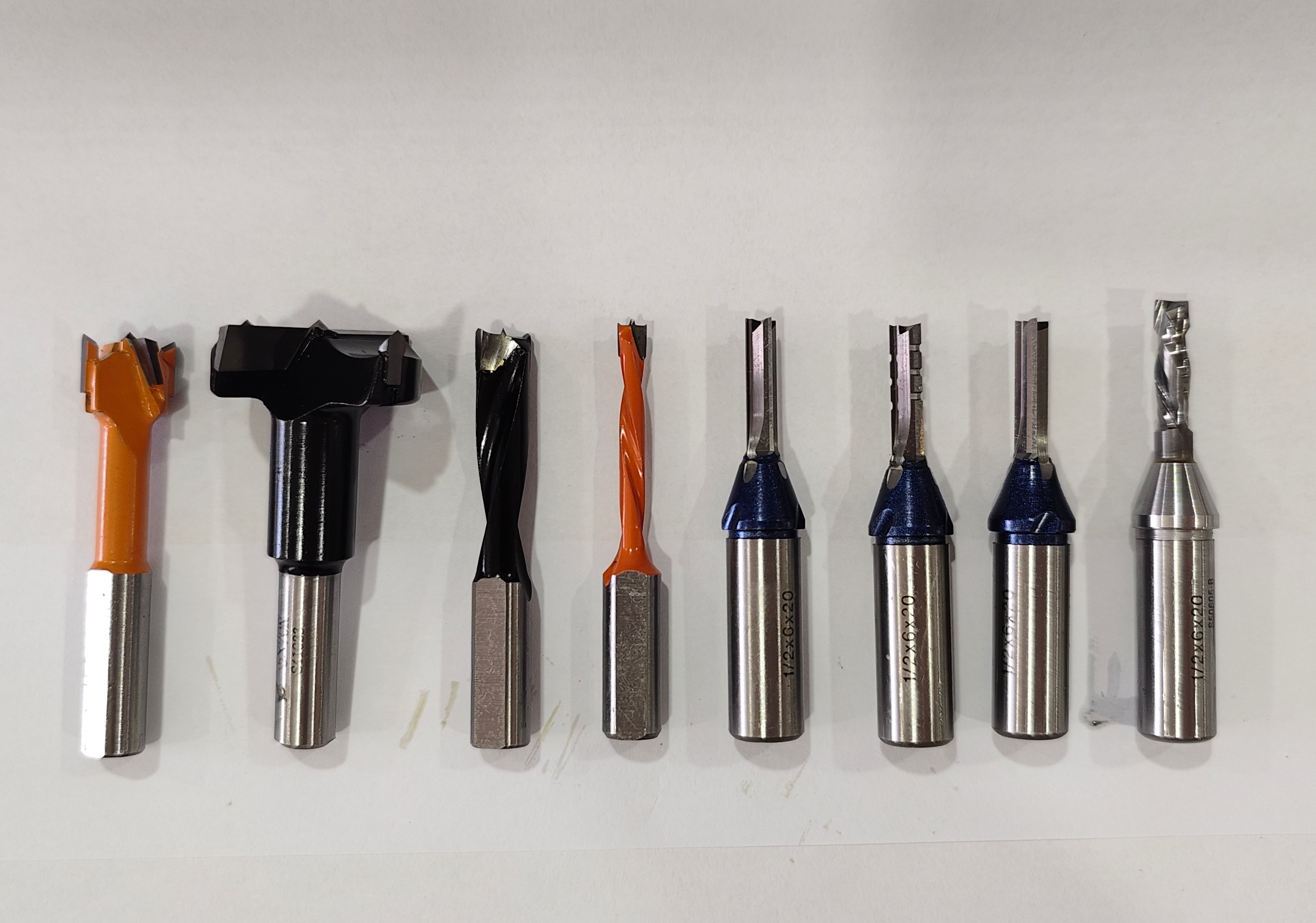 Carbide Compression Spiral Router Bits for CNC Woodworking
